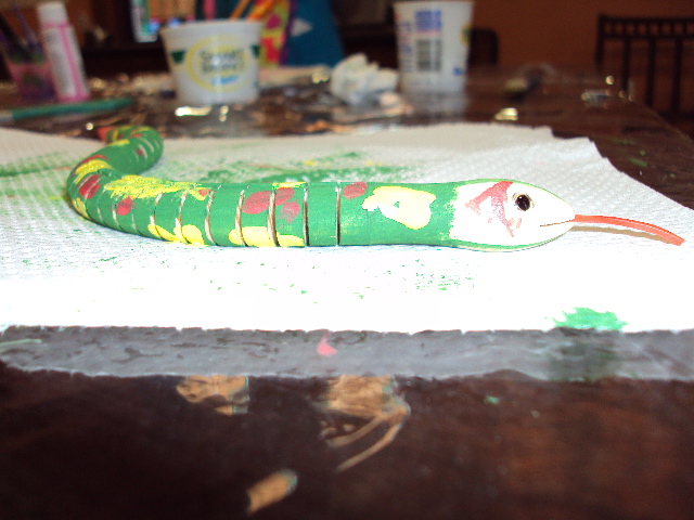 Summer Reading Program-Paint Snakes crafts 8-1-13 | Merriam-Gilbert ...